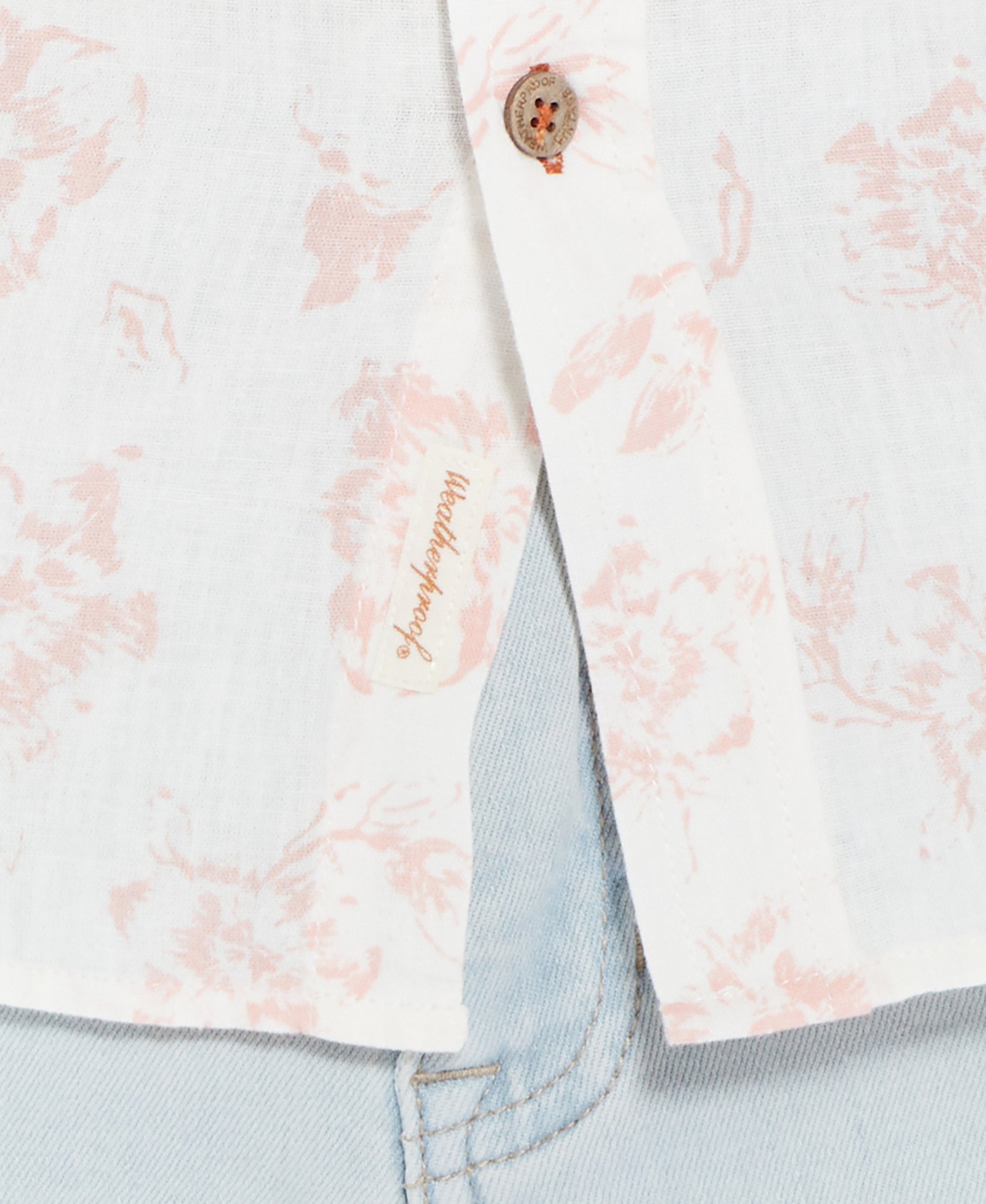 Floral Printed Shirt in Dusted Clay | Weatherproof® Vintage